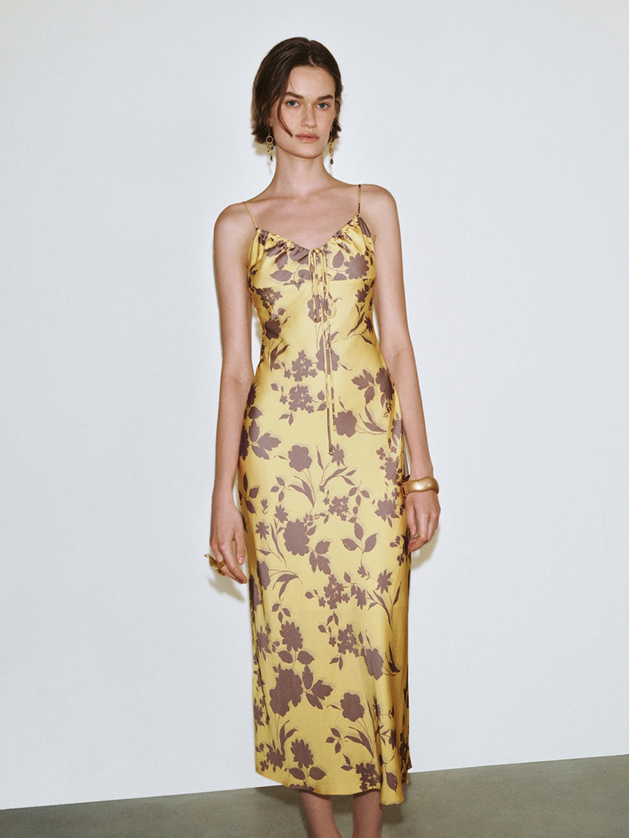 Floral Cami A-Line Dresses – URBAN REVIVO Singapore