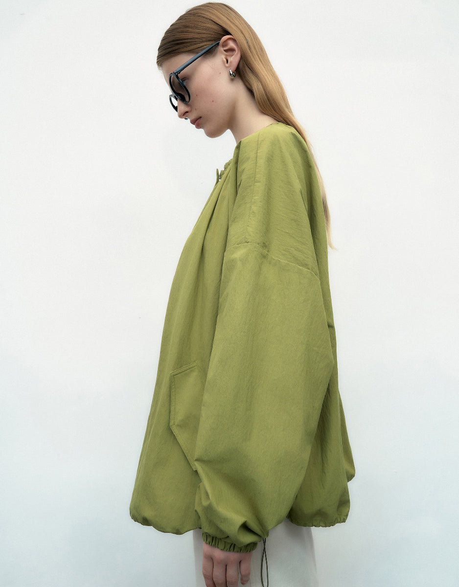 Drop Shoulder Sleeve Crew Neck Jacket – Urban Revivo Singapore